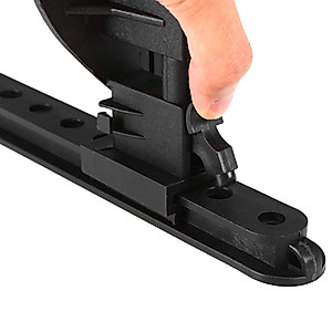LIXADA Adjustable Kayak Foot Pegs Foot Brace Pedals, Black