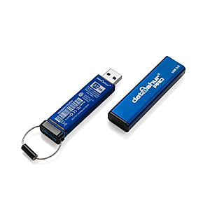 iStorage datAshur PRO 32 GB | Encrypted USB Memory Stick | FIPS 140-2 Level 3 Certified | Password protected | Dust/Water Resistant | IS-FL-DA3-256-32
