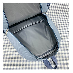 4Pcs Cute Backpack Set with Pins Pandent Kawaii Ita Bags Supplies Bookbag Aesthetic Back to School Stationary Accessories (Blue)