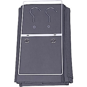 OULLYY Hanging Purse Handbag Organizer Wardrobe Closet Organizer Nonwoven 10 Pockets Hanging Closet Storage Bag with 360 Degree Swivel Hook