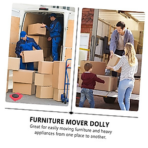 Housoutil Furniture Move Roller Tools 6 Pcs Plastic Wheel Home Appliances Moving Tools Furniture Moving Dolly