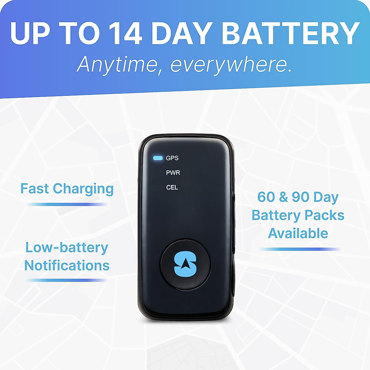 Spytec Mini GPS Smart Tracker for Vehicles, Cars, Trucks, Up to 14 Day Battery Life, Small GPS Tracking Device for Kids, Unlimited Updates, Worldwide Real-Time Tracking, USA Made Tech, Low Cost Plan