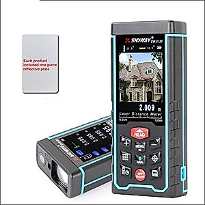 yise-O0594 New for Digital Laser Distance Meter Camera USB Recharge Portable Colorful Screen Range Finder Rangefinder SW-S80 S120 SW-S120