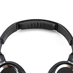 Geekria Protein Leather Headband Pad Compatible with Sennheiser HD229, HD228, HD220, HD219, HD218 Headphone Replacement Headband/Headband Cushion/Replacement Pad Repair Parts (Black)