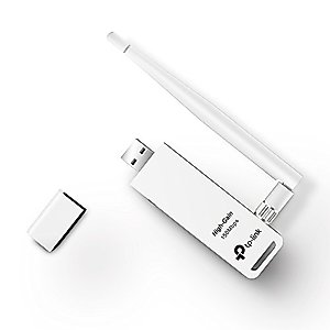 TP-Link Nano USB Wifi Dongle 150Mbps High Gain Wireless Network Adapter for PC Desktop and Laptops. Supports Win10/8.1/8/7/XP Linux 2.6.18-4.4.3, Mac OS 10.9-10.15 (TL-WN722N)