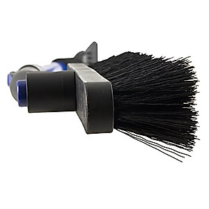 SubZero 14039 50" Crossover Super Duty Extendable Snowbroom with Pivoting Head and Integrated Ice Scraper , Black/Blue