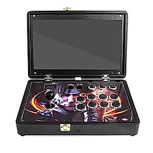 Pandora Plus Handheld Retro Game Console 13000 Games, 14-inch IPS Screen Portable Arcade Rechargeable Games Emulators for Kids and Adults (UK Plug)