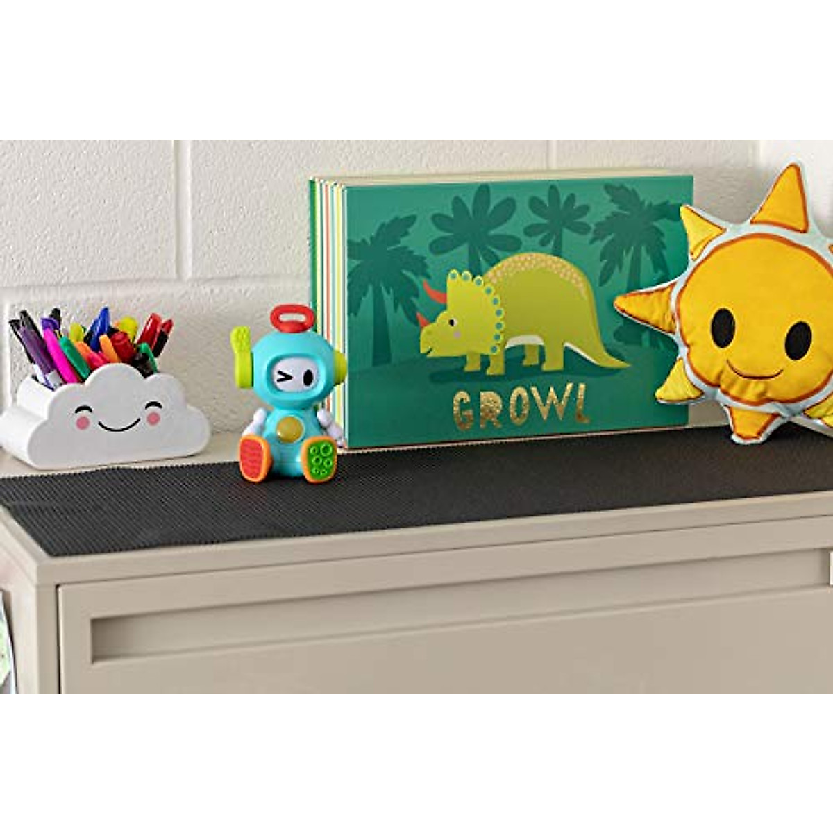 EasyLiner Select Grip Shelf Liner for Drawers & Cabinets - Easy to Install & Cut to Fit - Non Slip Non Adhesive Grip Shelf Liner for Kitchen Drawers, Bathroom, Pantry - 20 in. x 24 ft. - Black