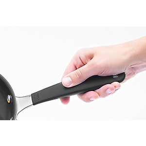 OXO Aluminum 8-inch Nonstick Frying Pan & OXO Hard-Anodized 12-inch Nonstick Frying Pan Skillet, Black