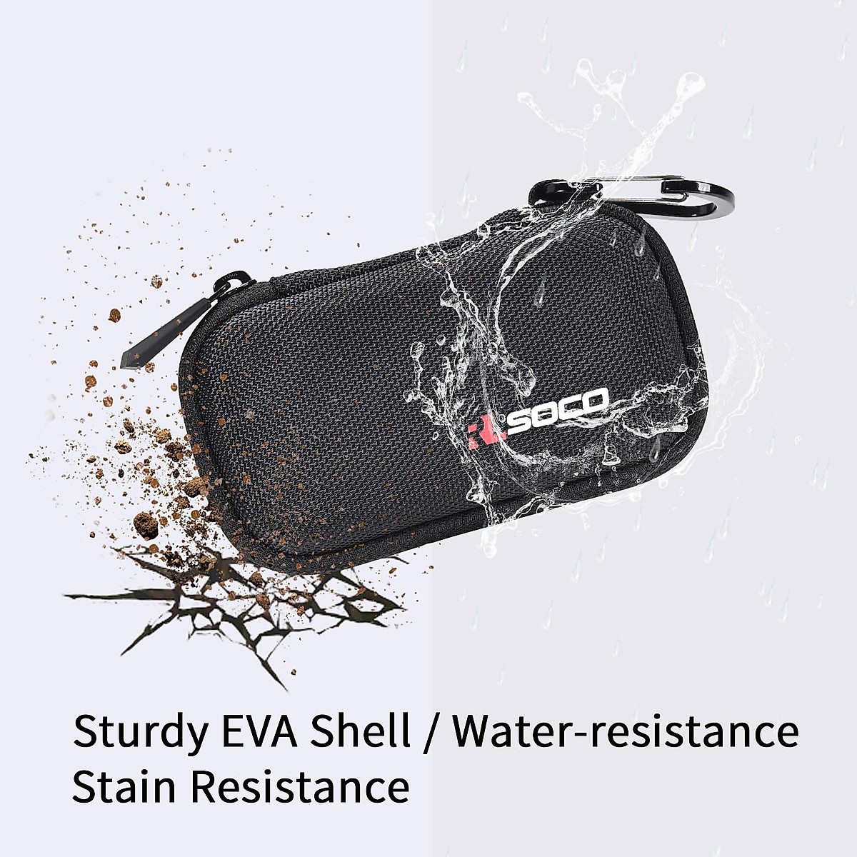 RLSOCO Case for SanDisk 1TB/2TB & 1TB/2TB/4TB/500GB Extreme & 1TB/2TB/4TB Extreme PRO & Professional 1TB/2TB/4TB PRO-G40 & Works with Crucial X8 1TB/2TB/4TB/500GB Portable SSD