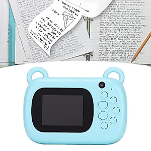 Kids Camera, HD Digital Video Cameras for Toddler, Thermal Printing Camera with 32GB SD Card for Christmas Birthday Gift
