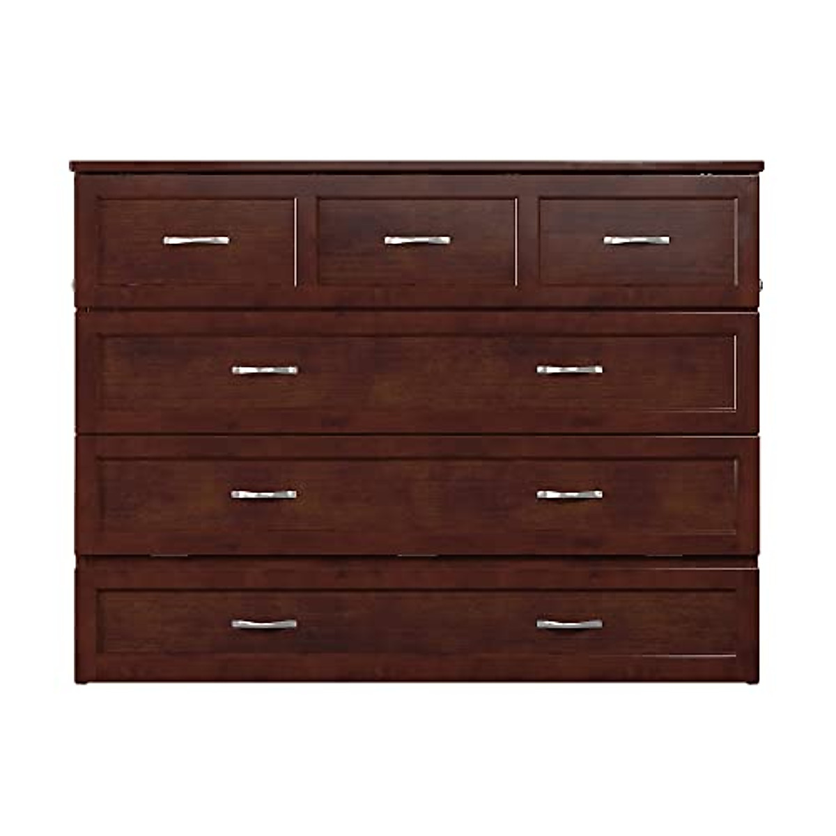 AFI Deerfield Murphy Bed Chest Full, Walnut