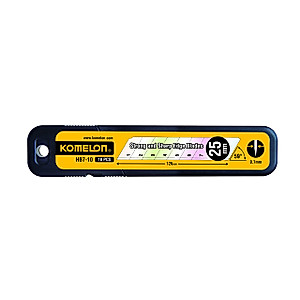 Komelon premium 10 pcs of 25mm snap off utility blades