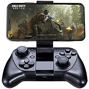 Fortune MFI Certified Wireless iPhone Gamepad Controller for iOS iPhone and iPad – Designed with Newly L3 + R3 Buttons, 8 Ways Joysticks Ergonomics iOS D-Pad, 4.5 oz Weight and One Inch Thickness