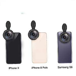 Amosfun smartphon Pro Camera Lens Tool Macro Camera Lens External Phone Lens Camera Lenses Smart Phone Wide Angle Lens Camera Lens Cell Phone Camera Lens Telephone Accessories Major