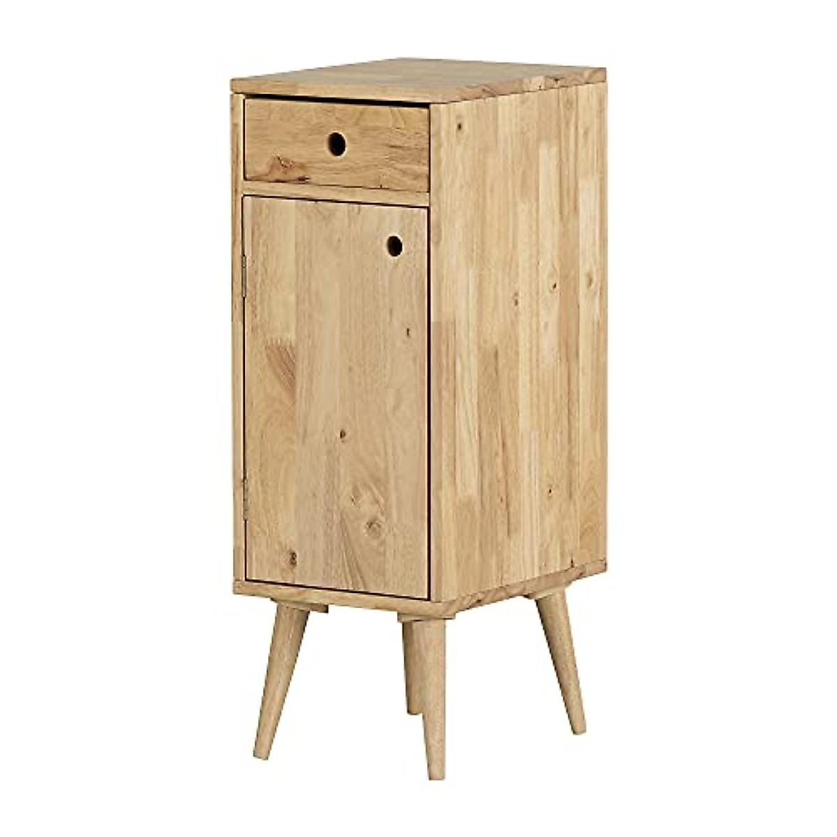 South Shore Kodali Solid Storage Unit, Narrow, Natural Wood