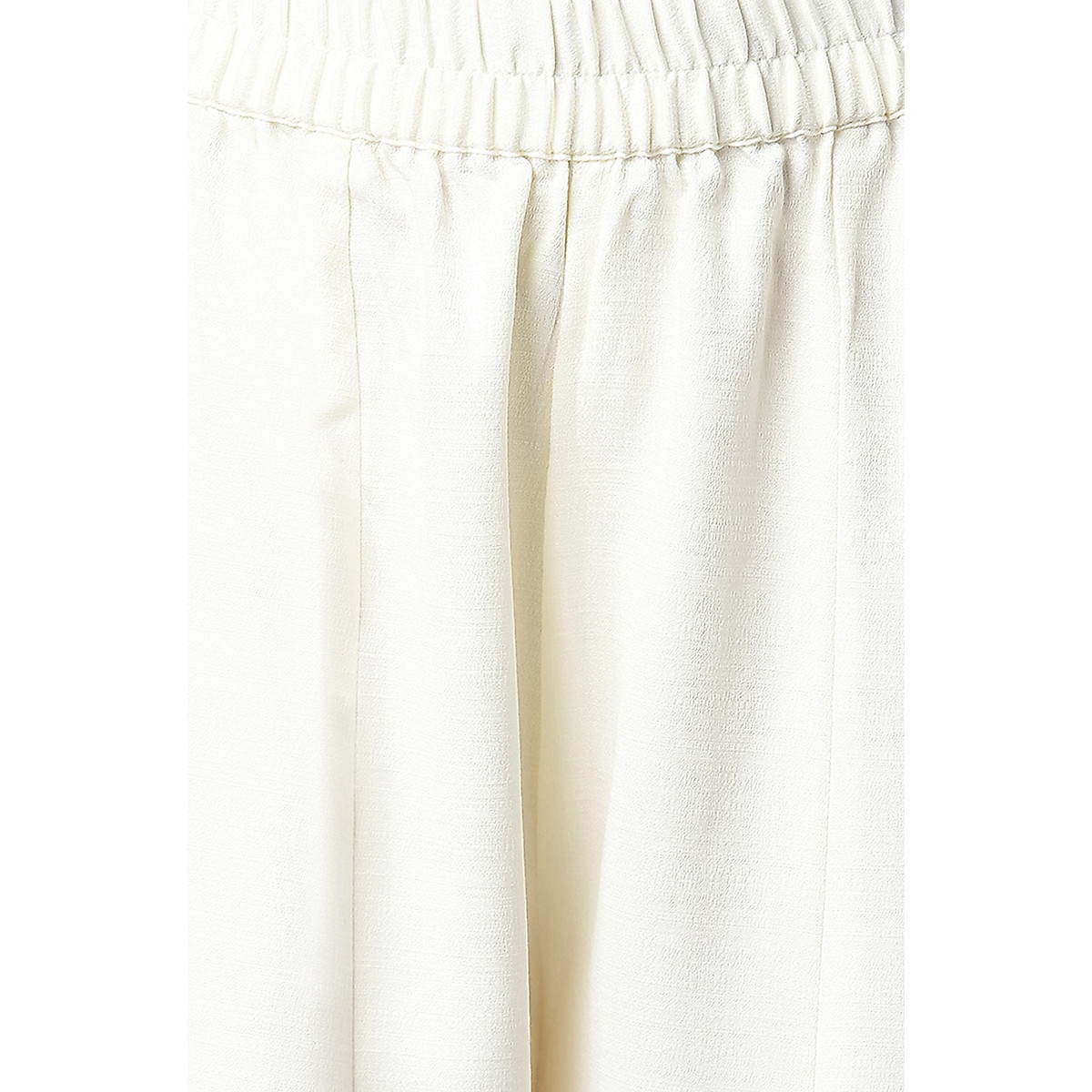 Janasya Indian Women's Off- White Yoke Printed Poly Silk Kurta with Palazzo and Dupatta