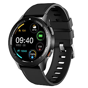 Smart Watches for Men 1.32 in Full Touchscreen Waterproof Smartwatch Bluetooth Call Dial Sports Calories Steps Counter Fitness Tracker Android iOS