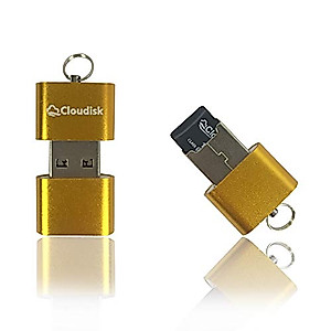 Cloudisk Small Capacity 10 Pack 256MB Micro SD Card in Bulk Pack (NOT GB) with SD Adapter USB Card Reader Memory Card for Small Data, Files, Advertising or Promotion (Too Small for Any Videos)