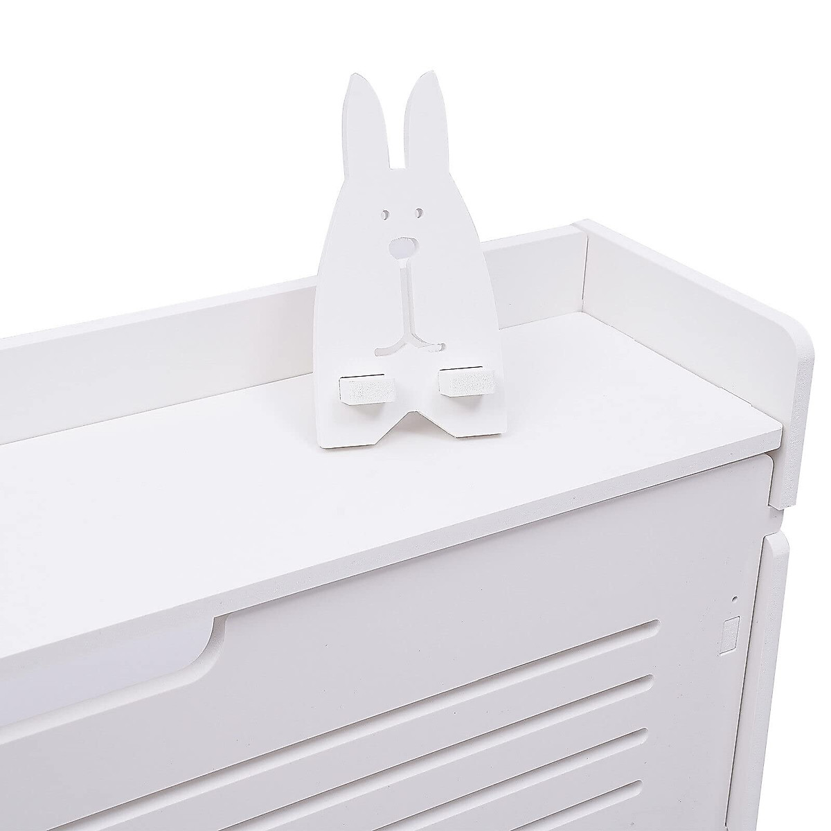 YINZINR Modern Shoe Storage Cabinet with 3 Flip Drawers, Freestanding Shoe Rack Storage Organizer, for Entryway Hallway, Living Room, White