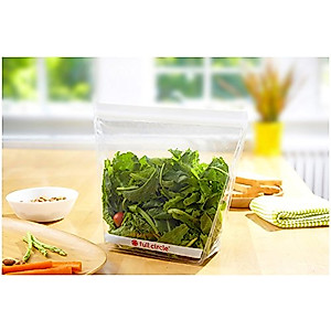 Full Circle ZipTuck Reusable Plastic Storage Bag, Clear