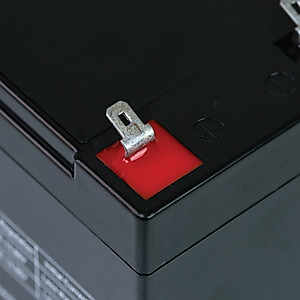 SigmasTek DJW12-4.5 12 Volt 5 AmpH SLA Replacement Battery with F1 Terminal