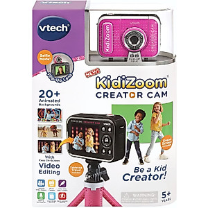 VTech KidiZoom Creator Cam, Glitter Pink