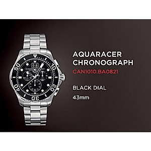 TAG Heuer Men's CAN1010BA0821 Aquaracer Stainless Steel Chronograph Watch