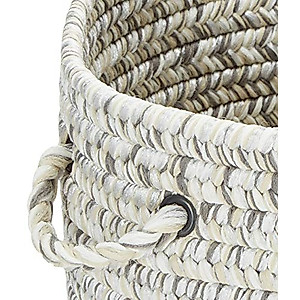 Colonial Mills Corsica Utility Basket, 14 by 10-Inch, Silver Shimmer