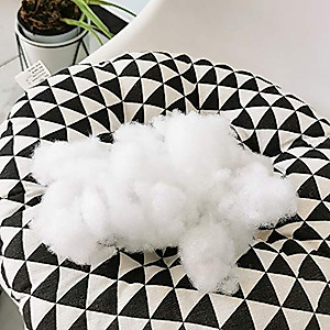 vctops Bohemian Soft Round Chair Pad Garden Patio Home Kitchen Office Seat Cushion Black White Diameter 16"