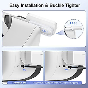 Battery Pack for Oculus Quest 2, Accessories for Oculus Quest 2 Headset, 5000mAh Extended Power Compatible with Meta Quest 2 Oculus Original Strap and Elite Strap Extended Play time VR Power Bank