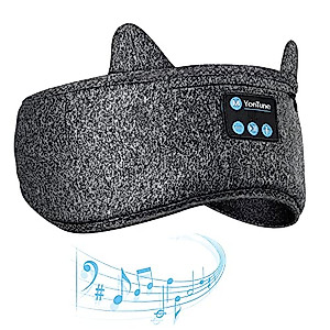 Yontune Sleep Headphones Headband Wireless Music Cozy Sport for Travel Sleeping Workout Unique Gifts