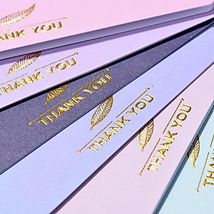 36 Pack 4x6 Thank You Cards with Envelopes and Stickers,Thank You Notes,Perfect for Weddings,Bridal/Baby Showers,Teachers,Graduations,Birthdays,Small Business,Business and Formal All Occasion（Morandi）