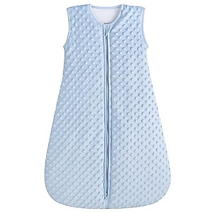 BABYINABAG Baby Sleeping Bag and Sack, Minky Dot, Quilted Winter Model, 2.5 Tog Very Warm for Infants and Toddlers (Large (22 mos - 3T))