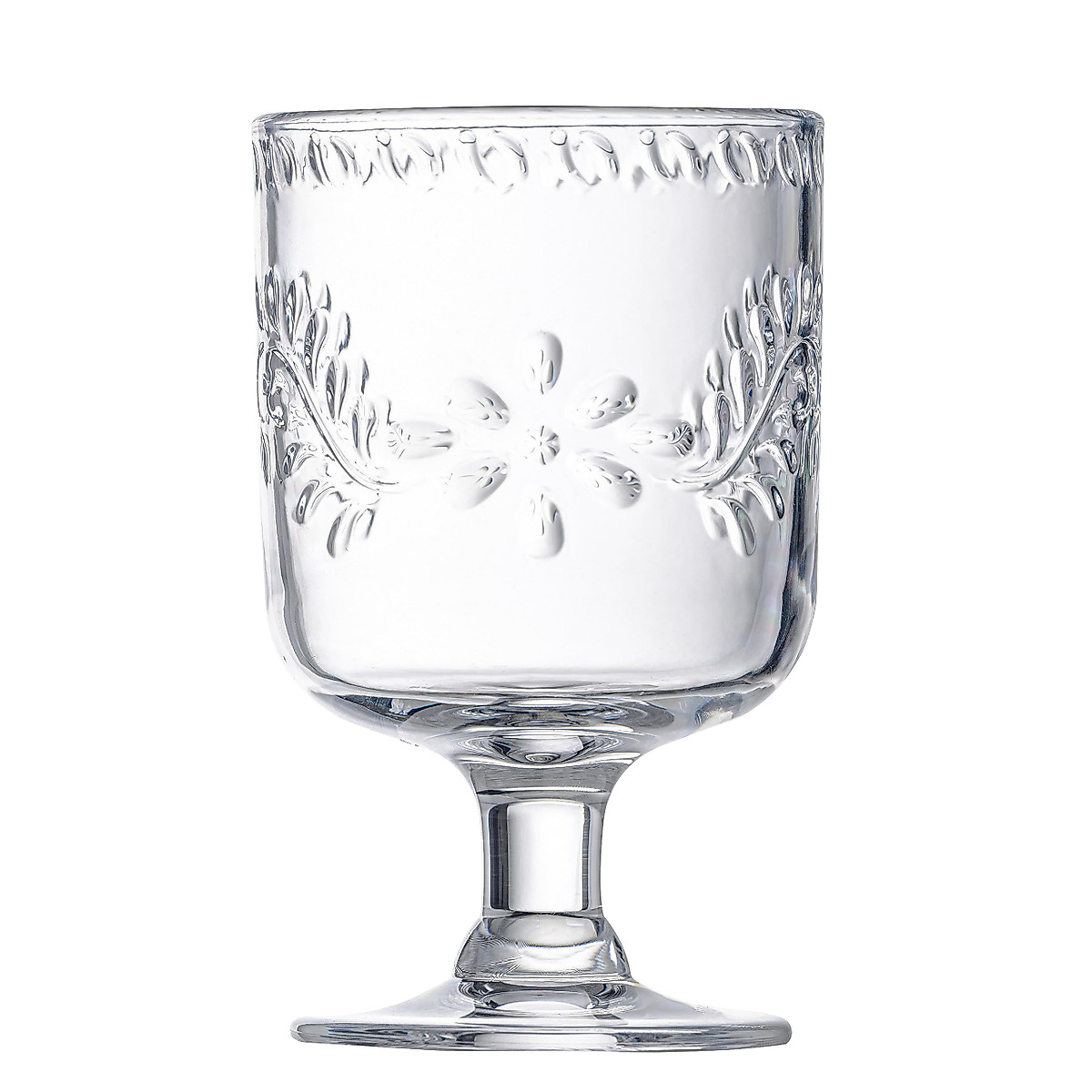 KLIFA- RENO- 12.8 ounce, Set of 4, Stackable Heavy-duty Acrylic Wine Glass, Plastic Juice Cup, Shatter-proof Drinking Glasses, BPA-Free, Plastic Drinkware, Dishwasher Safe, Reusable Goblet, Clear