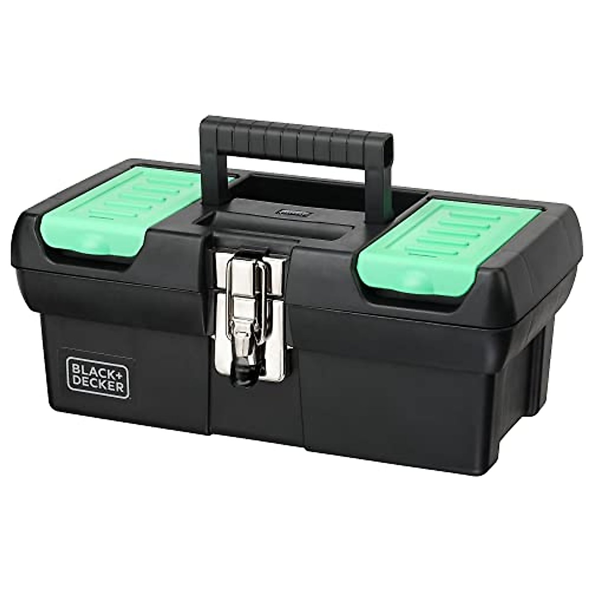 BLACK+DECKER reviva Toolbox Organizer, 19” with Built-In Lock, Made from Recycled Materials, For on the Go Use(REVST19129FF)