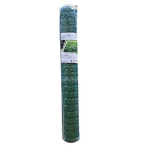 Abba Patio Snow Fence Plastic Garden Fencing Roll Temporary Safety Construction Mesh Fence Outdoor for Gardening, Yard, Patio, Pet, Rabbit, Poultry, 4' X 100' Feet, 3.25" Mesh, Green
