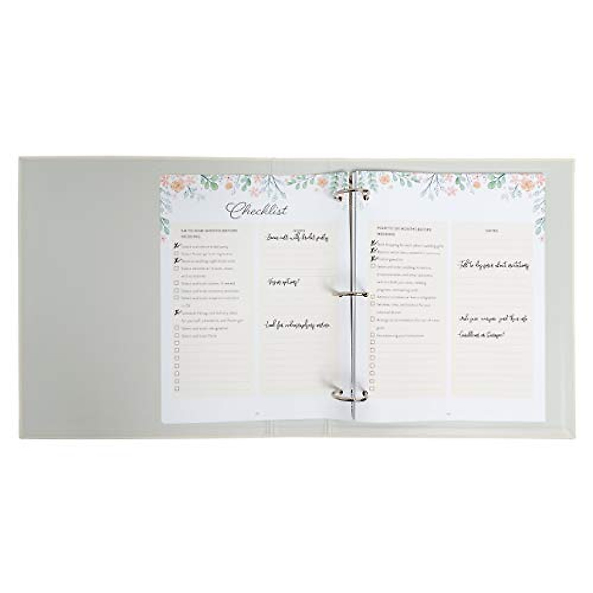 Pearhead Bridal Wedding Organizer, Wedding Planner Book, DIY Wedding Planner, Wedding Keepsake, Ivory Linen