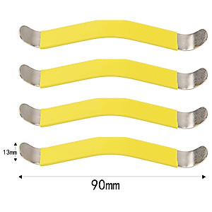 1Set Yootones String Spreaders and Fingerboard Guards, 4Pcs Rubber Coated String Spreaders and 4Pcs Fingerboard Guard with Rubber Band, Great Tool Compatible with Guitars Bass Repair Maintenance