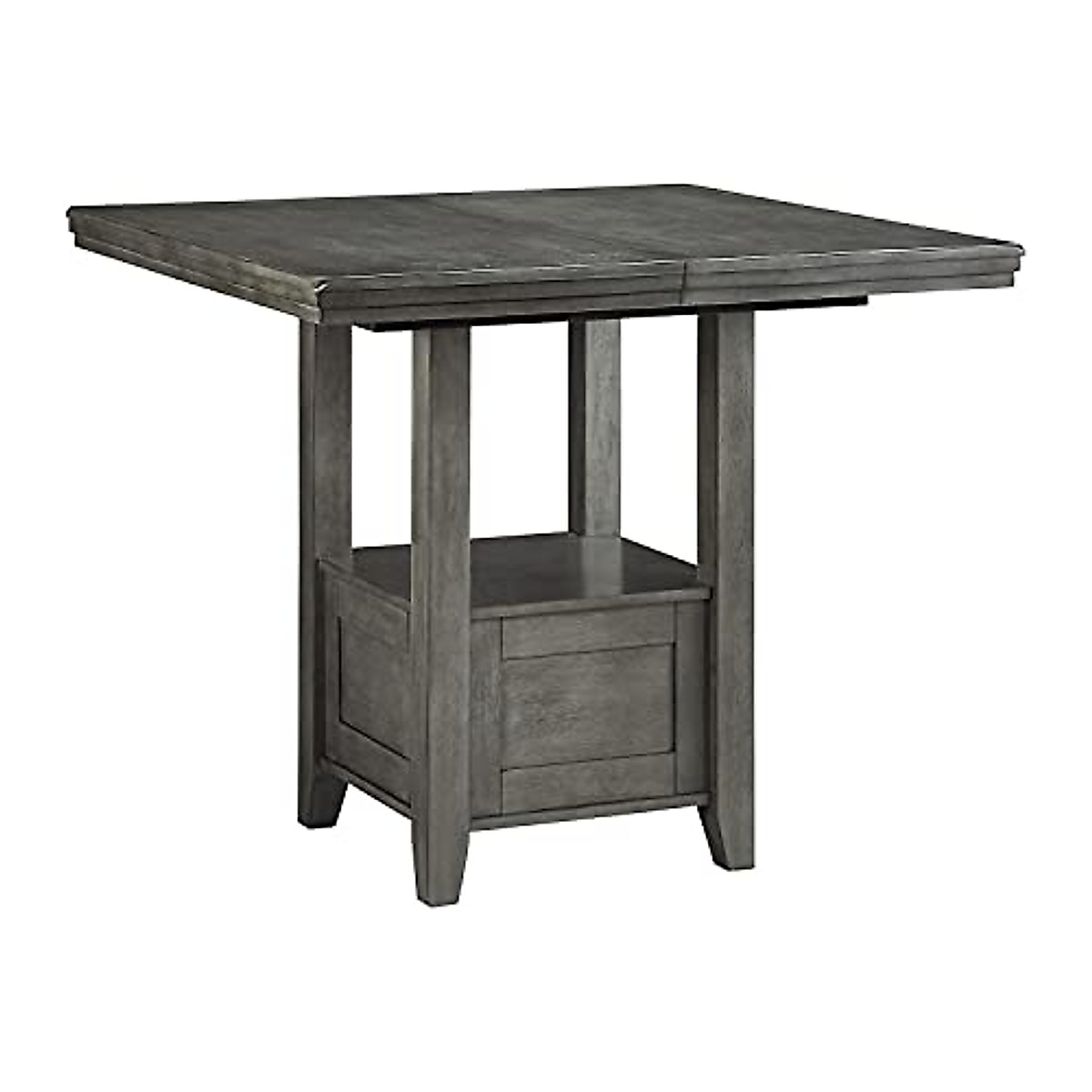 Signature Design by Ashley Hallanden Counter Height Dining Extension Table, 0, Gray