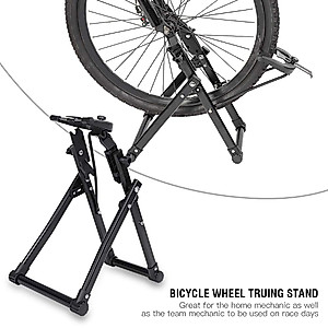 Wheel Truing Stand,Wheel Truing Stand,Spoke Tension Meter, Stand for Maintenance,Repair Alignment Balance Cycling Accessory Parts
