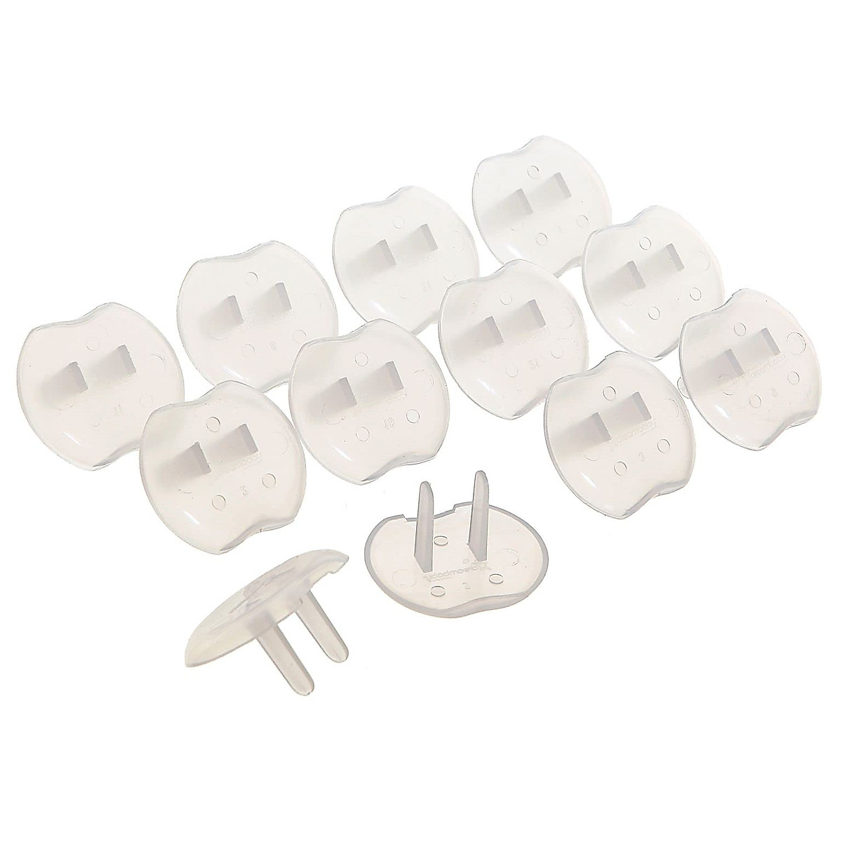 Dreambaby Plastic Baby Safety Outlet Plug Covers - 12 Pack - Outlet Covers Baby Proofing