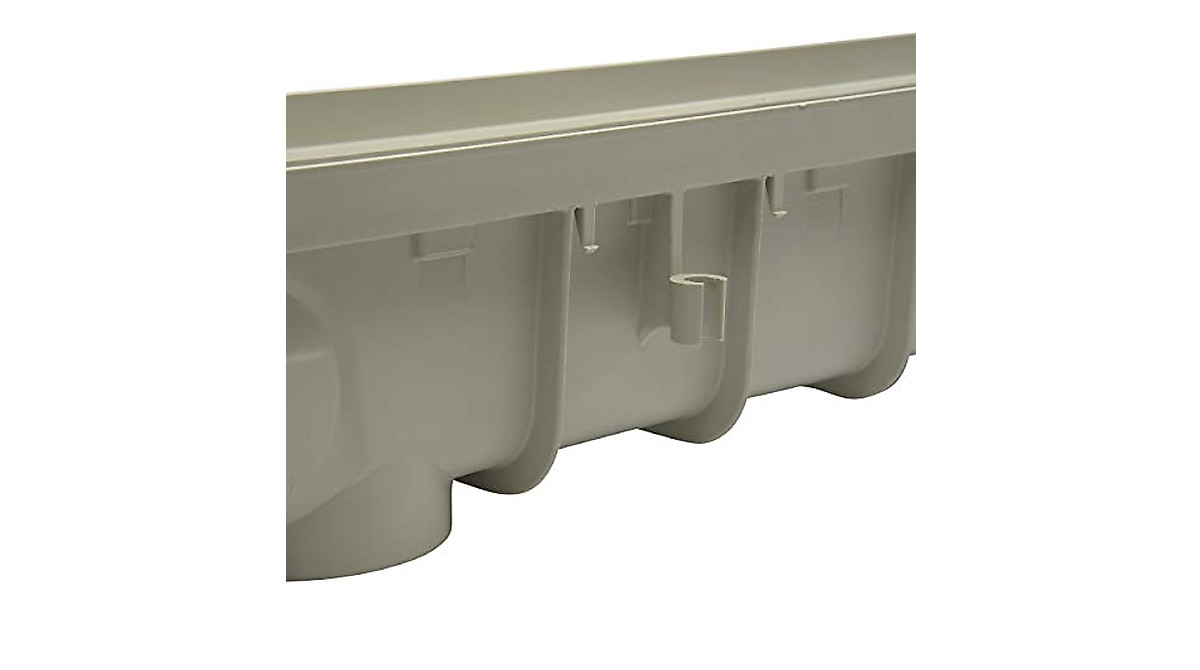 NDS Pro Series Drain Kit 5-1/2 in. X 39-3/8 in. Deep Profile Channel ...