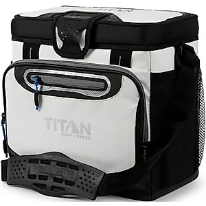 Arctic Zone Titan Deep Freeze 16 Can Zipperless Cooler, White