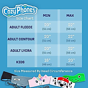 CozyPhones Sleep Headphones - Over Ear Headphones from Ultra Thin Cool Mesh Wired for Side Sleepers, Meditation, Running, Laptop, and Phone - USA Patriot Lycra