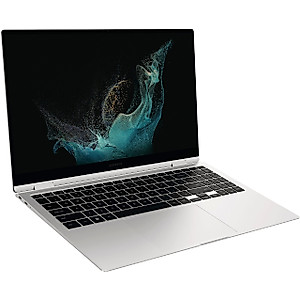 SAMSUNG Galaxy Book2 Pro 360 15 2-in-1 Laptop 15.6" FHD AMOLED Touchscreen Intel 12-Core i7-1260P 16GB RAM 1TB SSD Backlit Fingerprint Thunderbolt USB-C HDMI Pen Win11 Silver