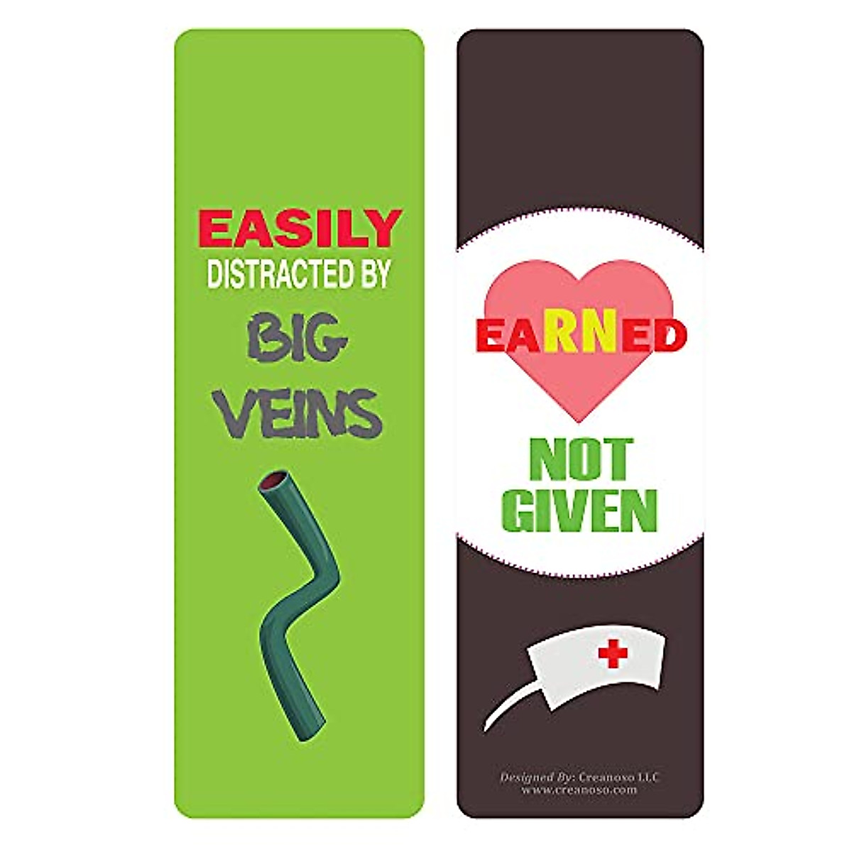 I am a Nurse Bookmarks (60-Pack) – Daily Inspirational Card Set – Interesting Book Page Clippers – Great Gifts for Nurses and Aspiring Nurses