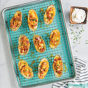 Nordic Ware 3-Piece Cookie Set, 1 Pack, with Aqua Baking Mat