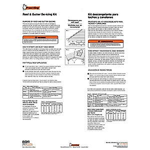 Frost King RC200 Automatic Electric Roof Cable Kits, 120V x 1000W x 200Ft, Black