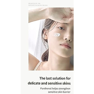 ANUA Heartleaf 70 Intense Calming Cream with Ceramide, Panthenol, Heartleaf extract, Korean Skin care - (50ml /1.69Fl. Oz)